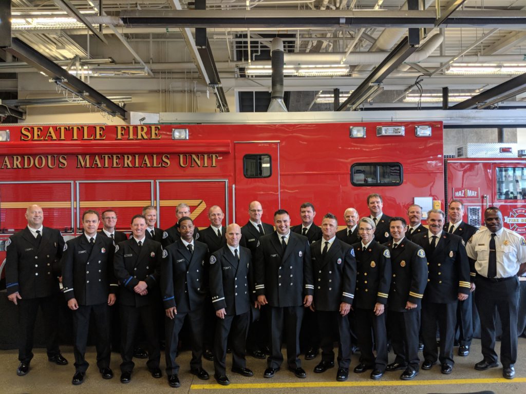 June 2018 Promotional Ceremony - Fire Line
