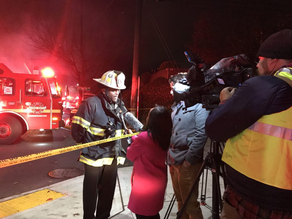 Seattle firefighters battle 4-alarm fire in north Queen Anne - Fire Line