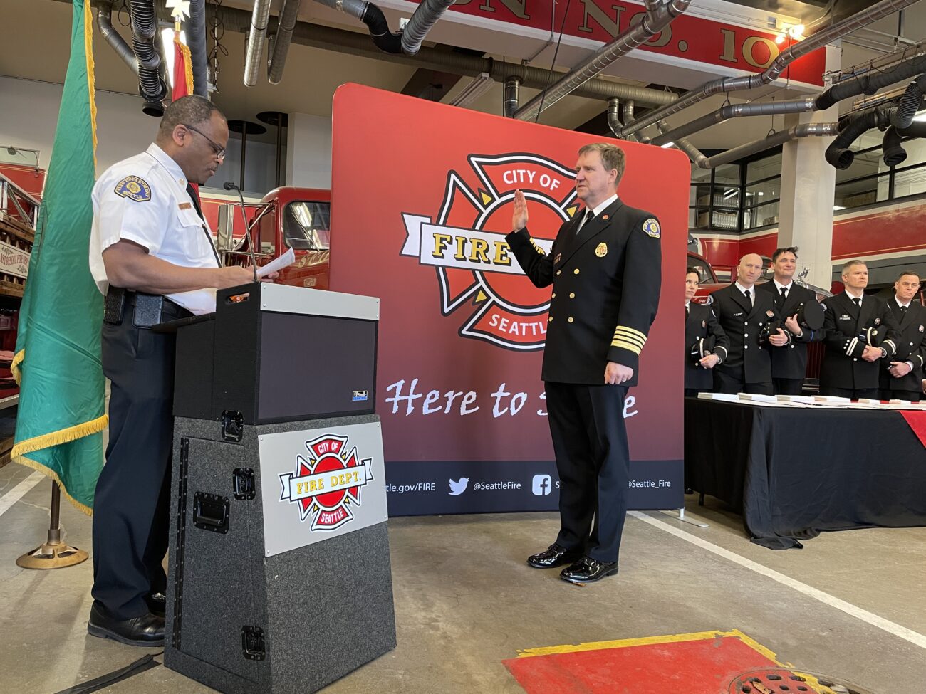 February 2023 Promotional Ceremony - Fire Line