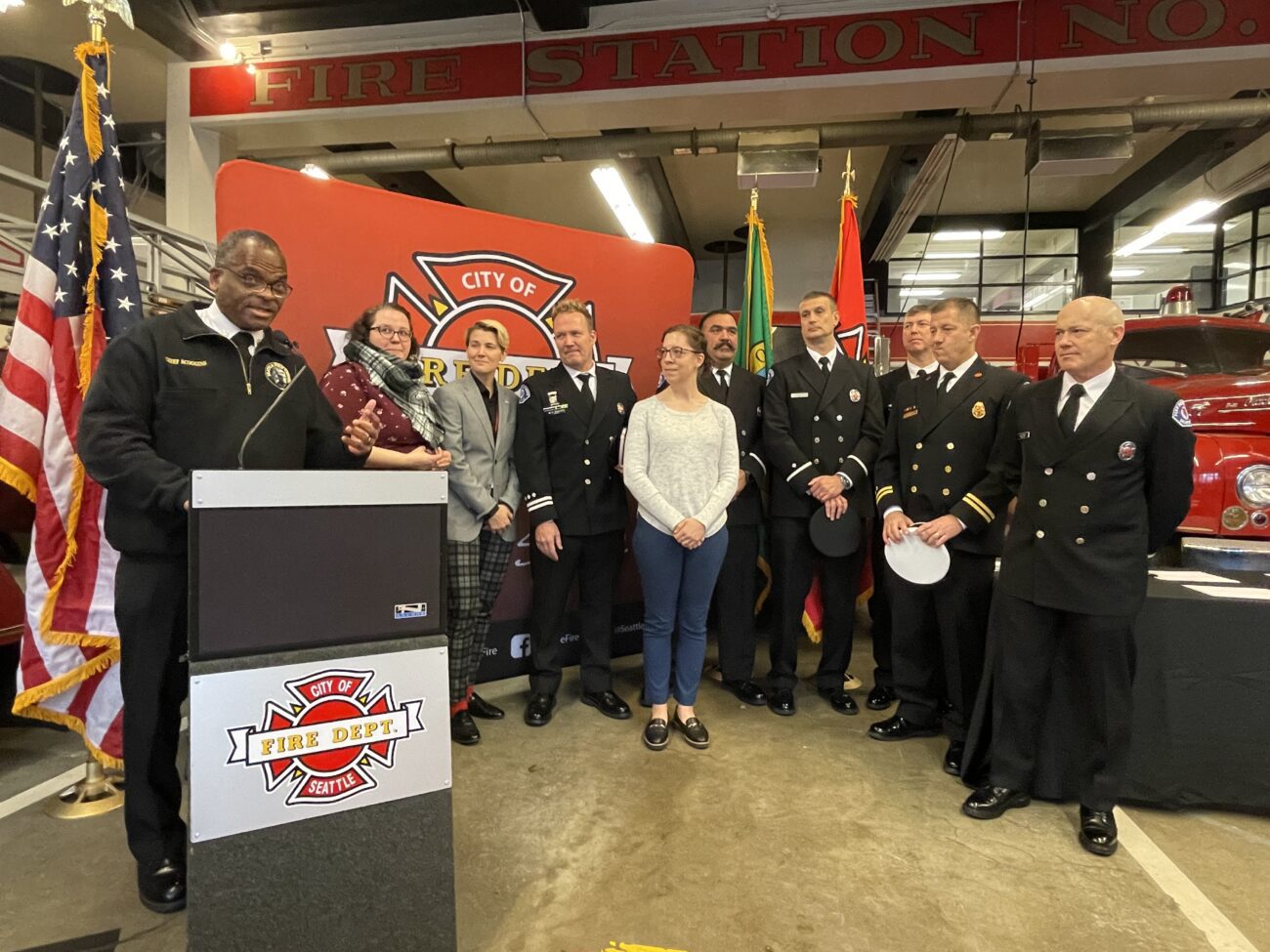 Nov. 2023 Promotional Ceremony - Fire Line