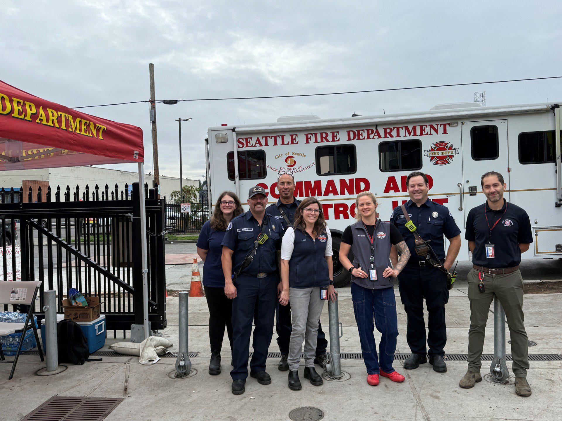 Seattle Fire Department and Harborview Downtown Programs hold pop-up ...