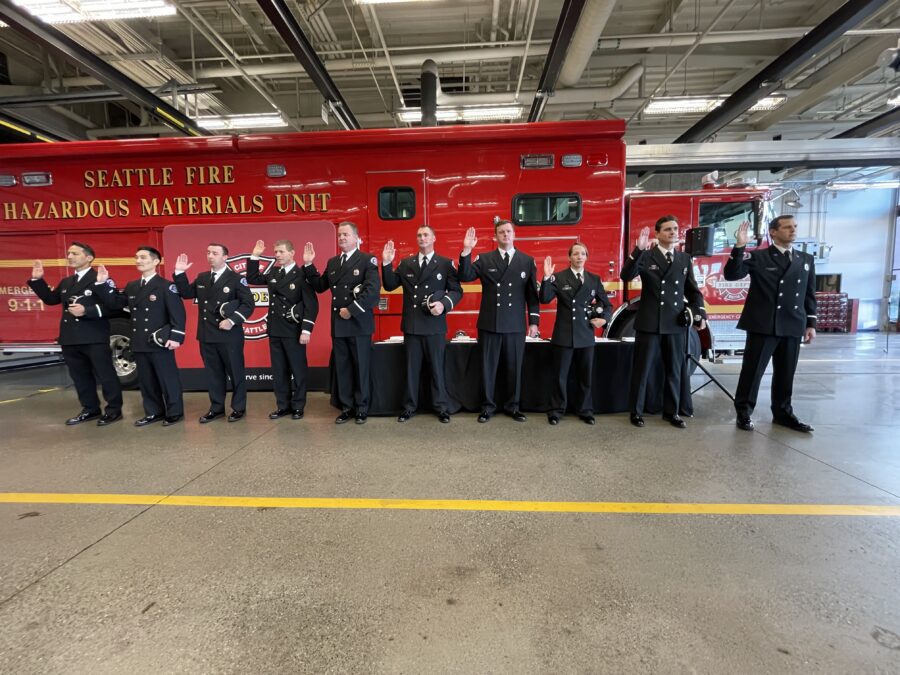 October 2025 Promotional Ceremony - Fire Line